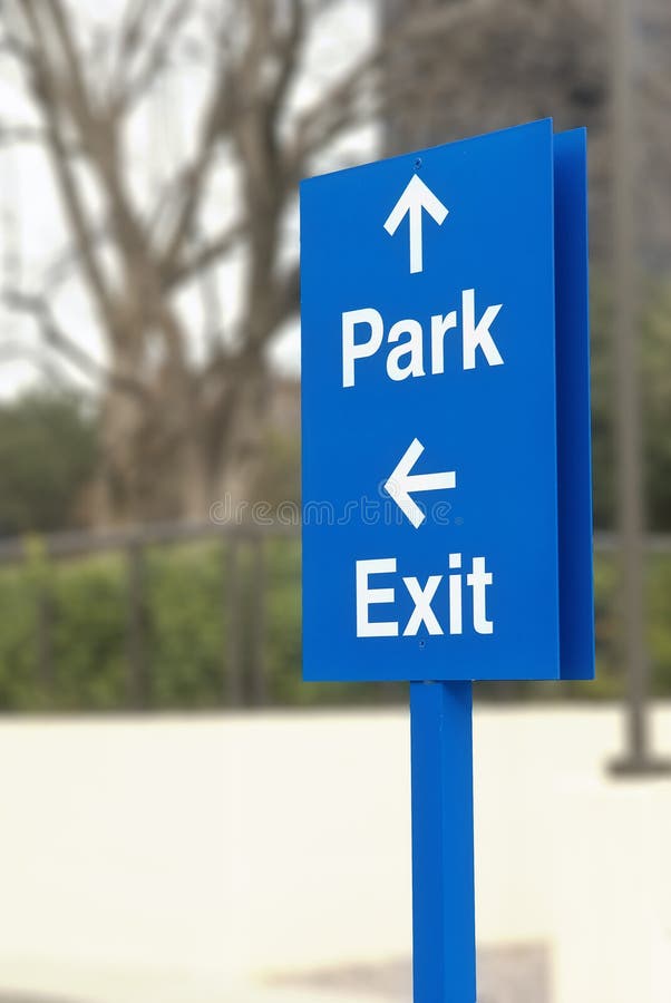 Parking Directions Sign stock image. Image of vertical - 60258349