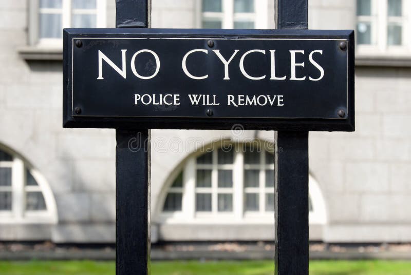 Parking disallowed stock image. Image of warning, sign - 23753993