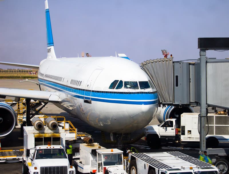 Parking at Gate stock photo. Image of docking, aircraft - 787700