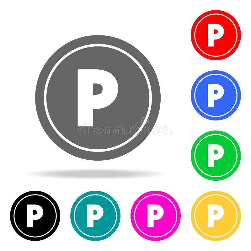 Parking Icon. Elements in Multi Colored Icons for Mobile Concept and ...