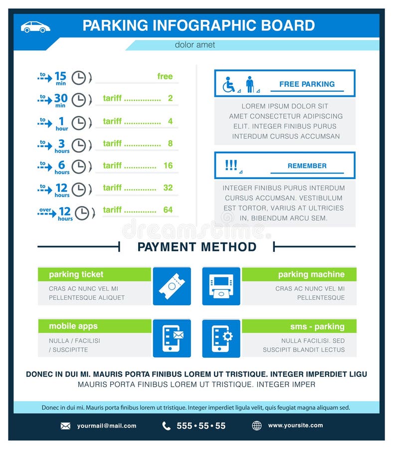 Parking Infographics Stock Illustrations – 698 Parking Infographics ...