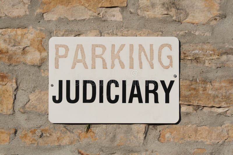 Parking for Judiciary Sign stock image. Image of ontario - 25875551