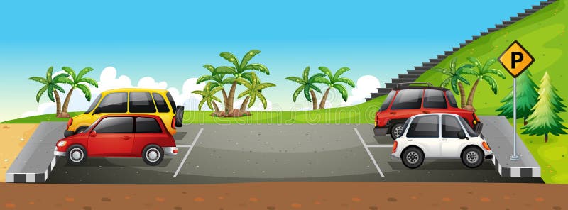 Cartoon Parking Lot Stock Illustrations – 926 Cartoon Parking Lot Stock ...