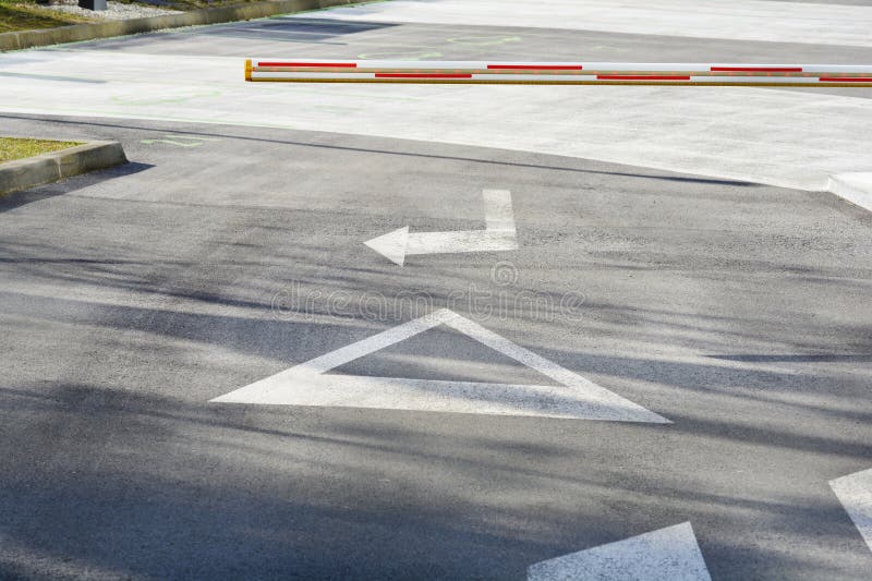 Parking lot stock image. Image of white, asphalt, parking - 359205579