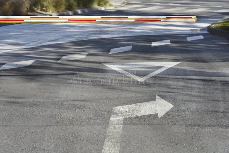 Parking lot stock image. Image of safety, control, painted - 360965021