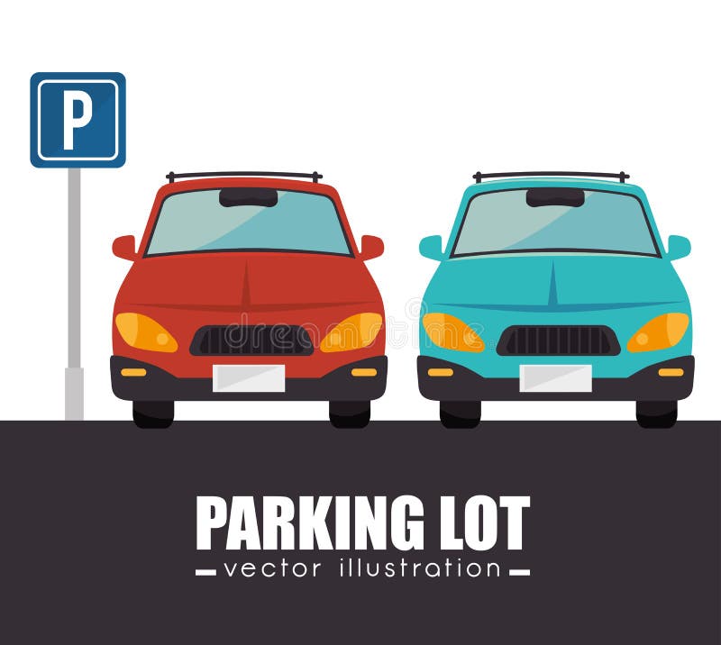 Parking lot design stock illustration. Illustration of park - 71735020
