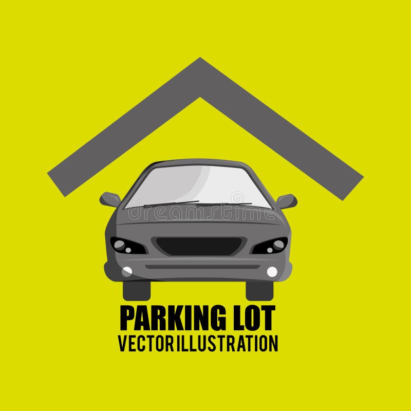 Parking lot design stock illustration. Illustration of deliver - 73352689