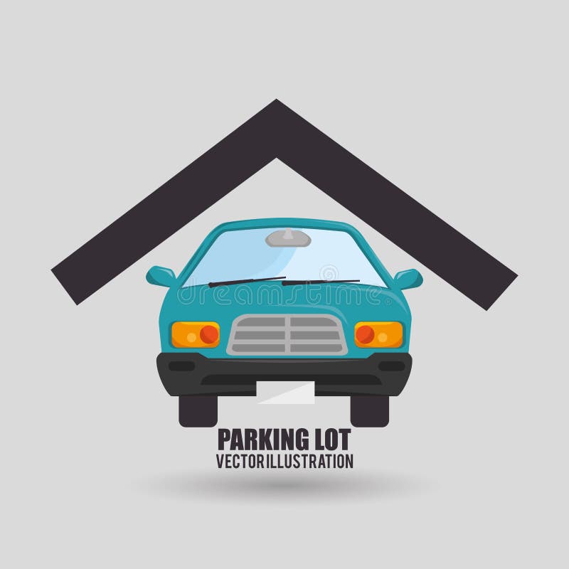 Parking lot design stock illustration. Illustration of road - 73353286
