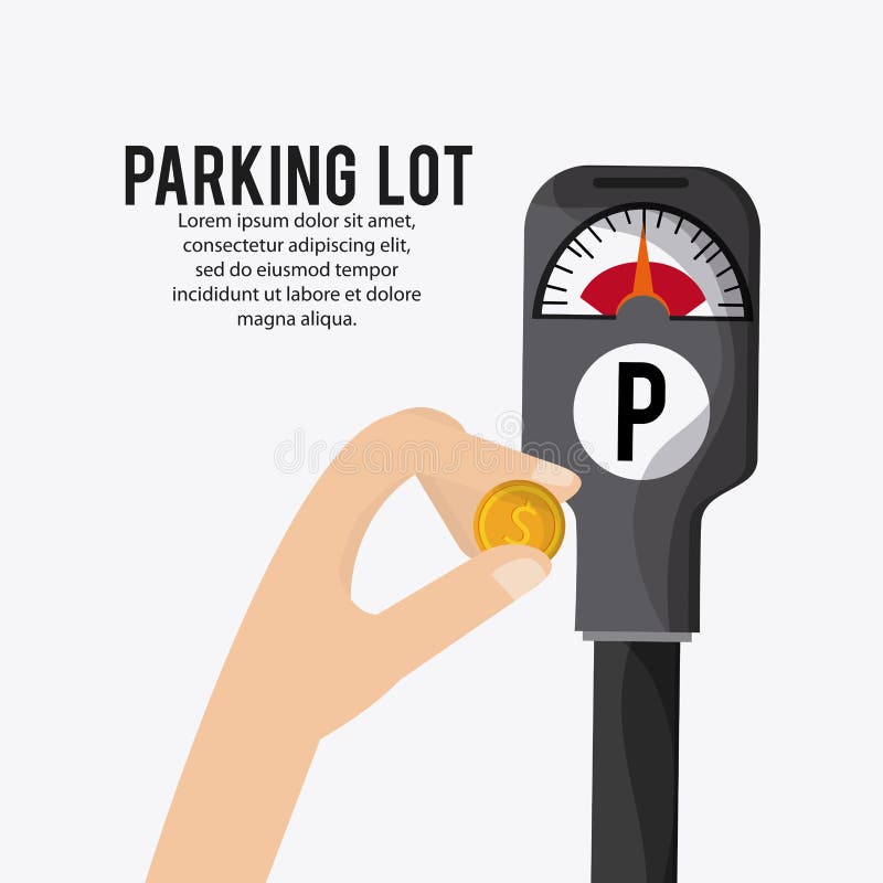 Parking Lot Design. Park Icon. White Background , Vector Graphic Stock ...