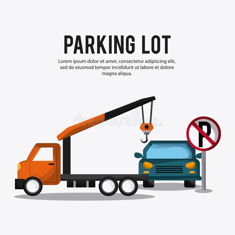 Parking Lot Design. Park Icon. White Background , Vector Graphic Stock ...