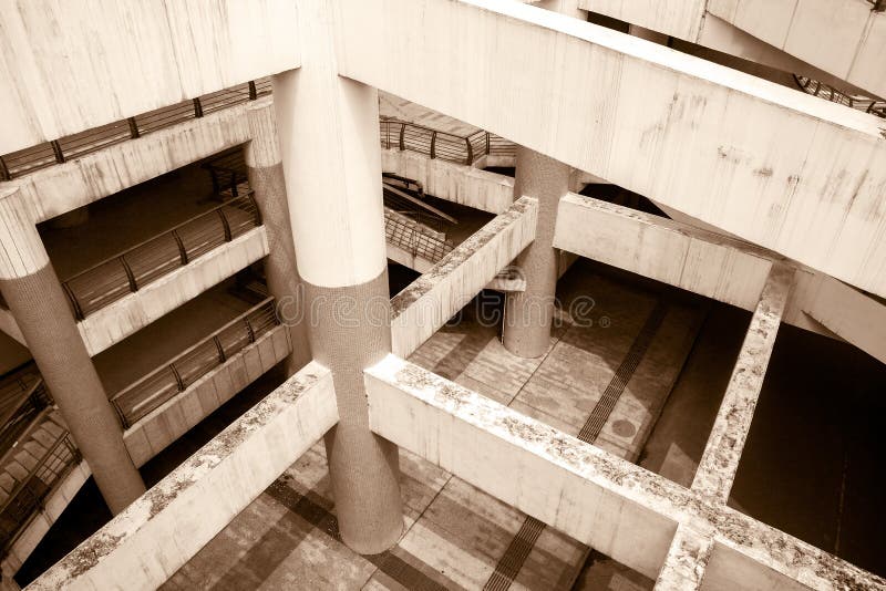 Parking lot interior stock photo. Image of structure - 33509908