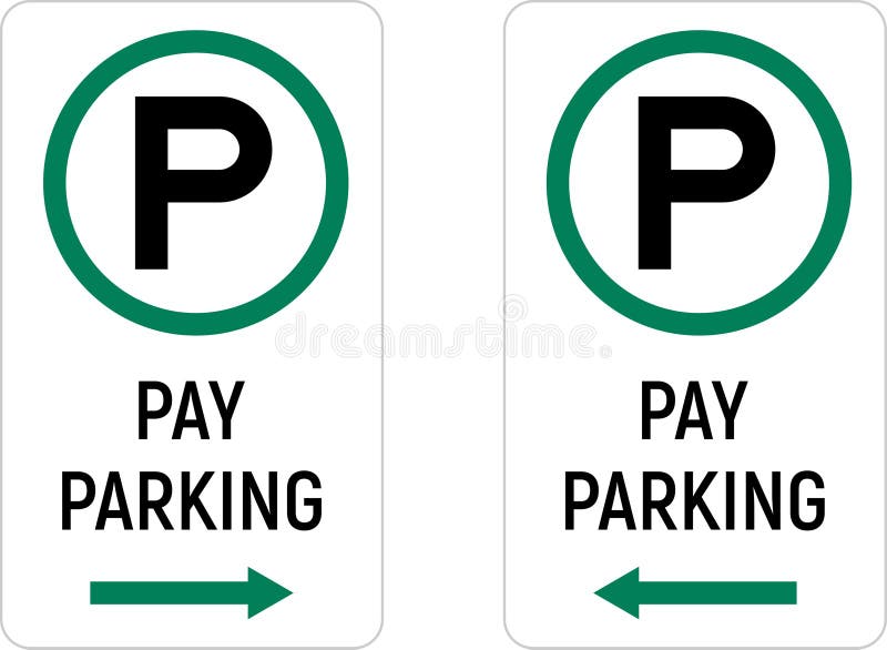 Parking Lot, Road Signs, Set, Vector Icon. Parking Signs Vector ...