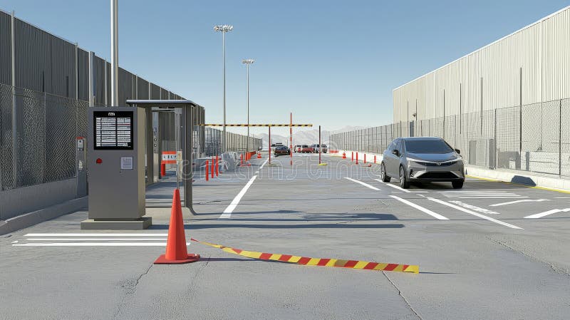 Control Gate Parking Isometric Stock Photos - Free & Royalty-Free Stock ...