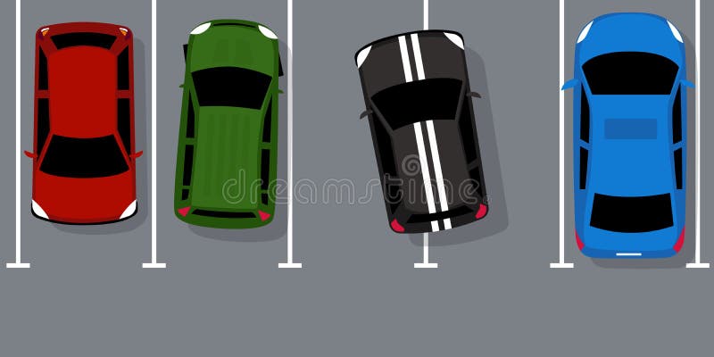 Wrong Parking Car Icon Vector Outline Illustration Stock Vector ...