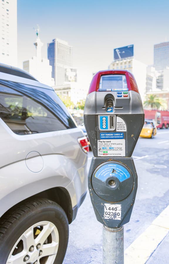 Parking Machine in San Francisco Editorial Photography - Image of ...