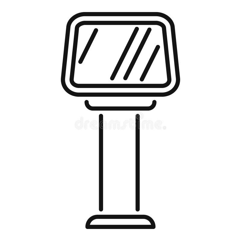 Parking Machine Showing Price on Display Icon Stock Vector ...