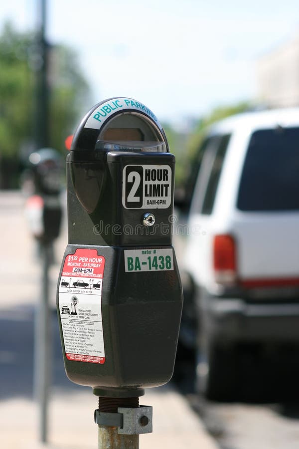 Parking Meter stock image. Image of transit, expired, truck - 5468985
