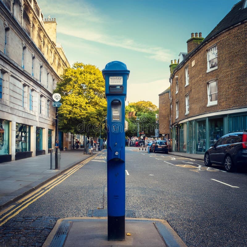 Parking Meter, AI Generated Stock Illustration - Illustration of street ...