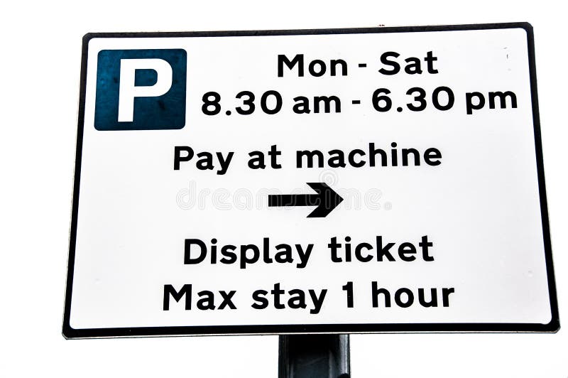 Pay and Display machine stock image. Image of board, costs - 731307