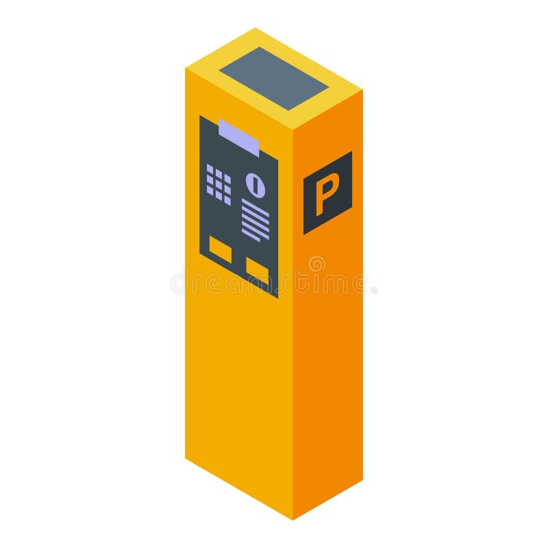 Parking Payment Machine Displaying Payment Information Stock ...
