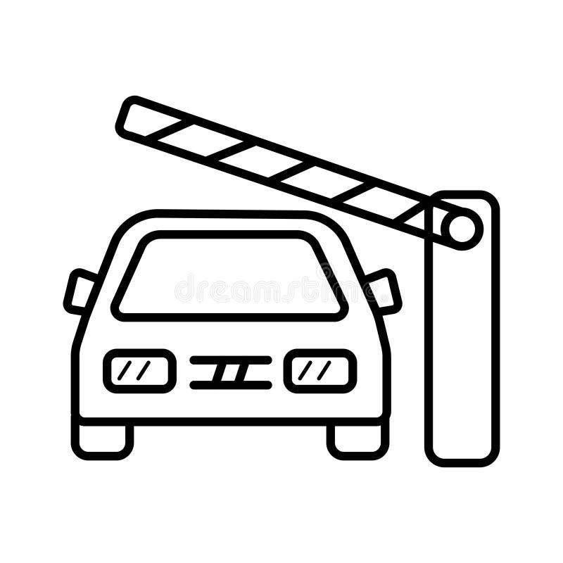 Parking Payment Station, Access Control Concept Stock Illustration ...