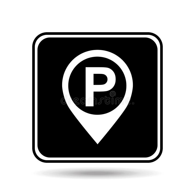 Parking pointer map sign stock vector. Illustration of navigation ...
