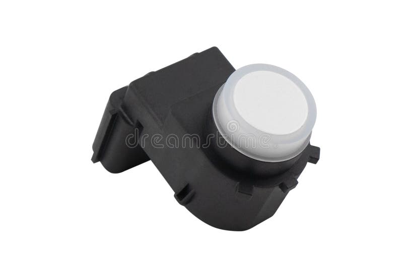 Parking Radar Isolated on a White Background. Car Parking Sensor Stock ...