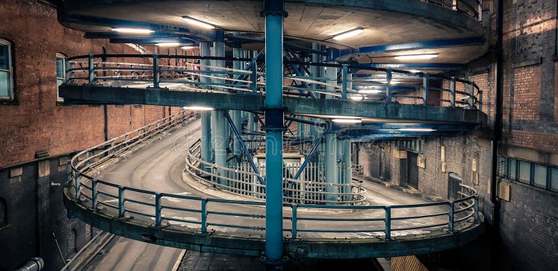 Parking ramps stock photo. Image of ramp, factory, bridge - 262321142