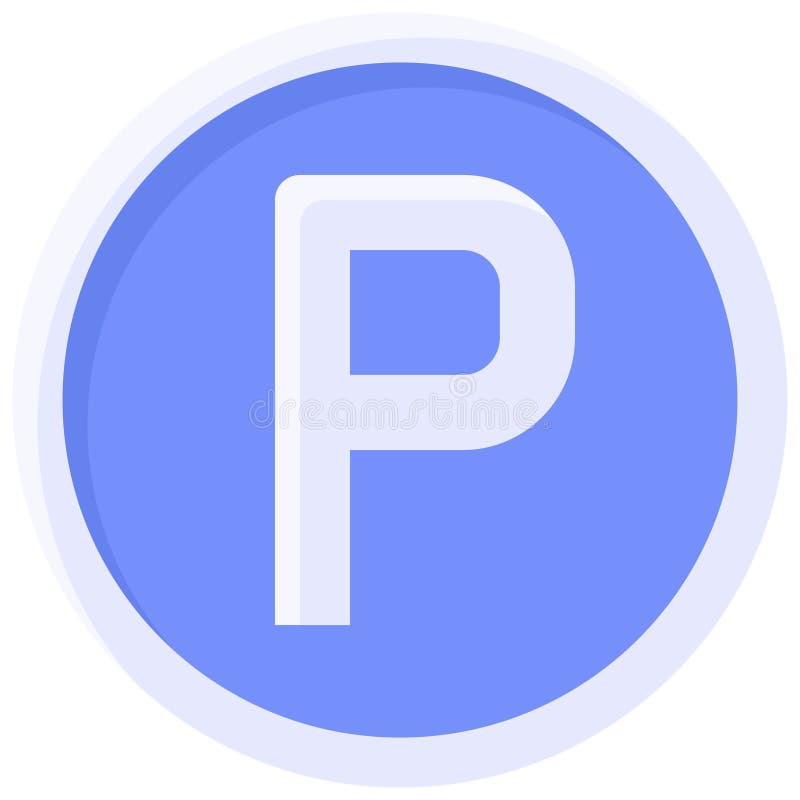 Parking Sign Icon, Prohibition Sign Vector Illustration Stock Vector ...