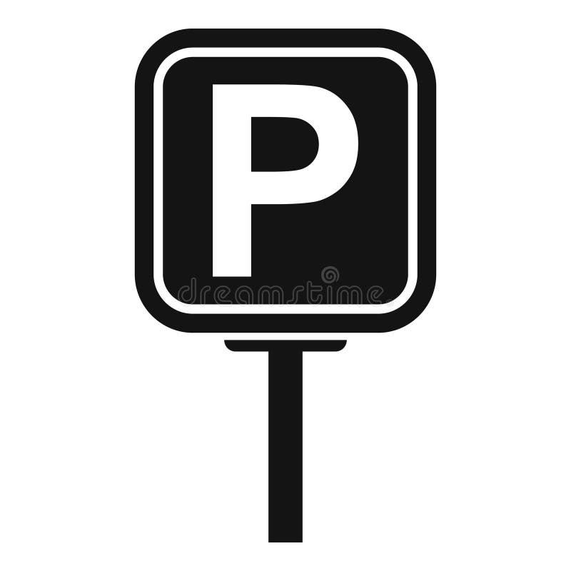 Parking Sign Indicating Parking is Allowed Stock Vector - Illustration ...