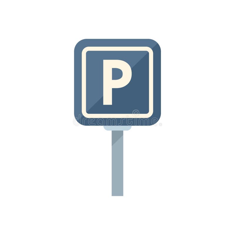 Parking Sign is Displaying Information for Drivers Stock Illustration ...