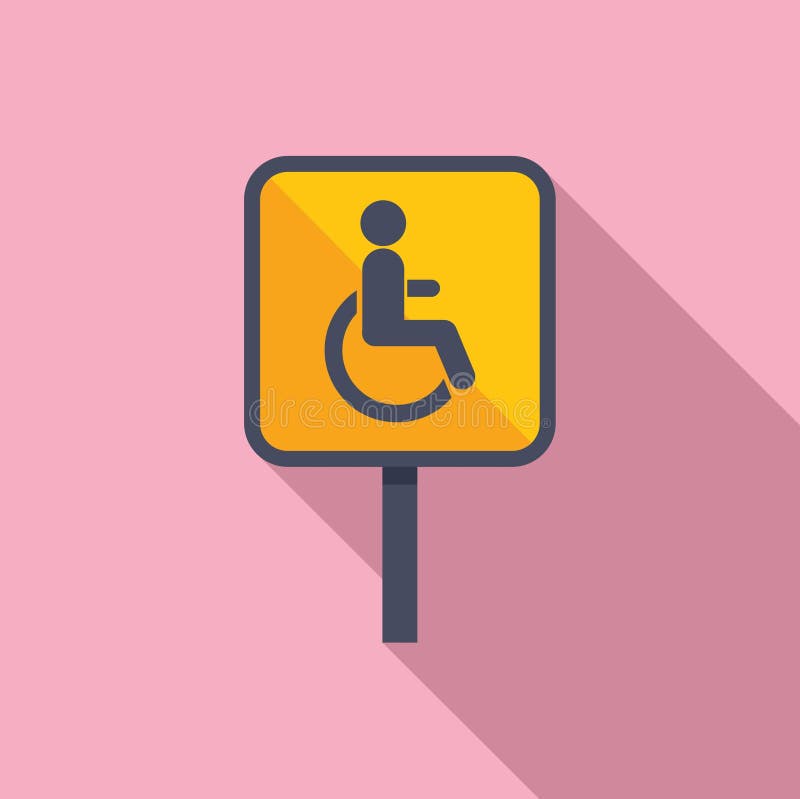 Parking Sign Indicating Reserved Space for Disabled People Stock Vector ...