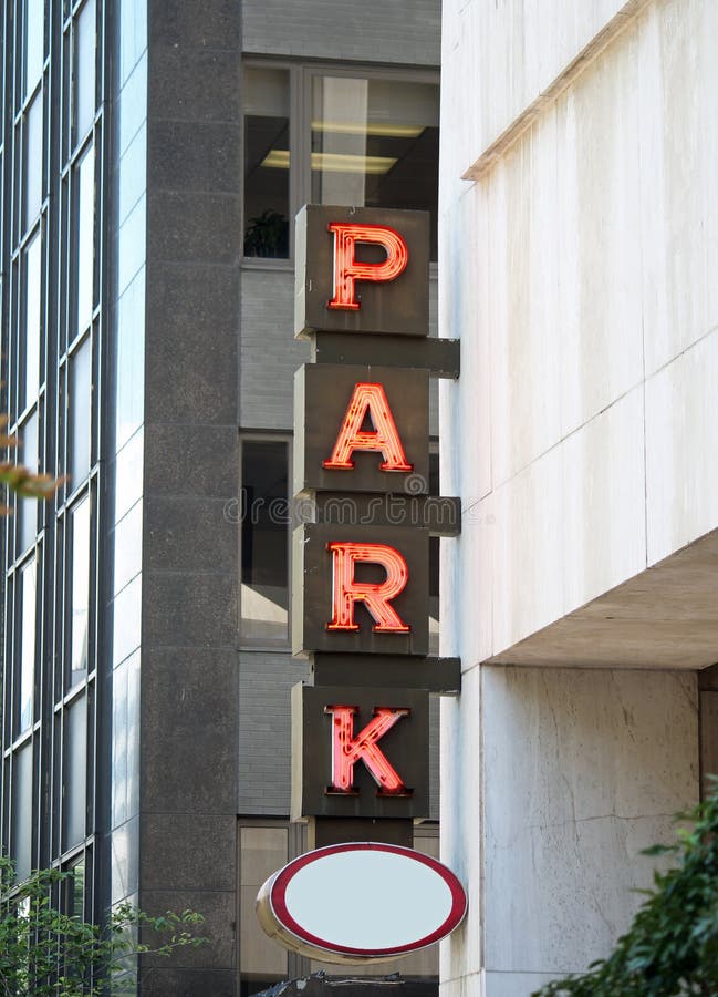 Parking Sign stock image. Image of carport, advertisement - 61482117