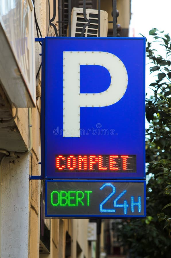 Parking sign stock photo. Image of city, signal, park - 41694580