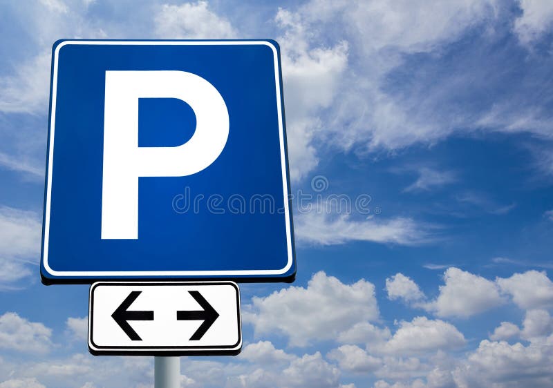 Parking signal stock photo. Image of placard, pointer - 11599244