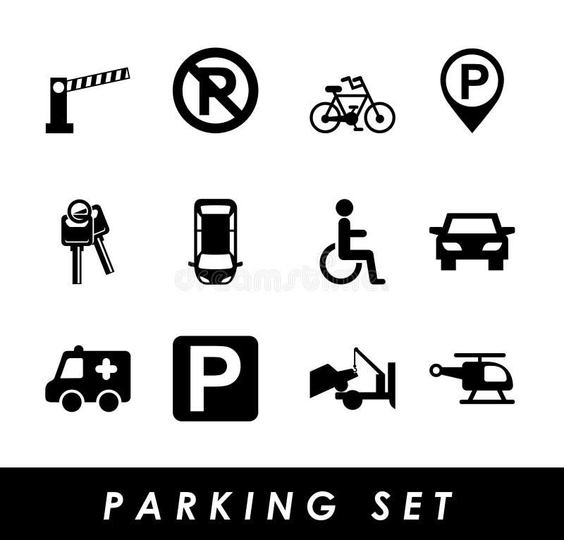 Parking Pictogram Stock Illustrations – 12,560 Parking Pictogram Stock ...