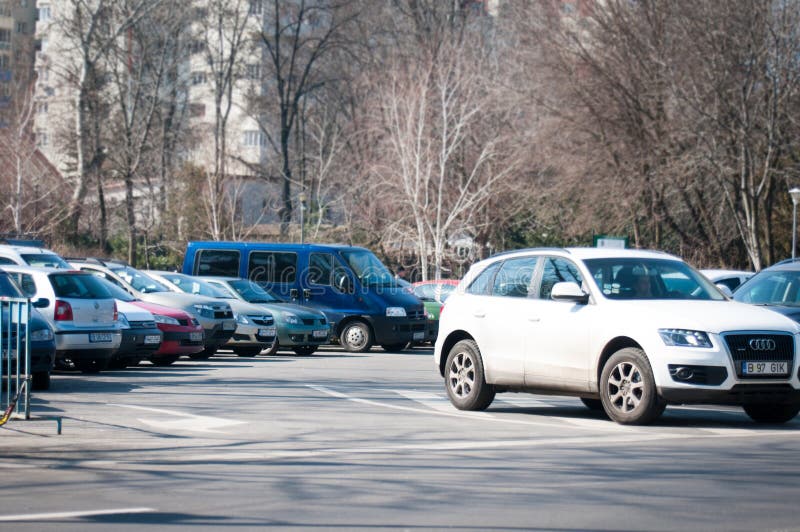 Parking space editorial photo. Image of cars, asphalt - 51240881