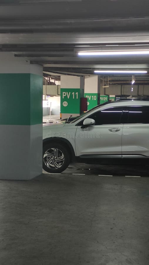 Parking Space at the Upper Ground Mall in Sunday Stock Photo - Image of ...