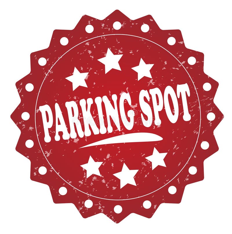 Parking Spot Sign - Blue Shining Vector Illustration - Isolated on ...