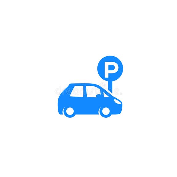 Parking spot icon stock vector. Illustration of isolated - 174060220