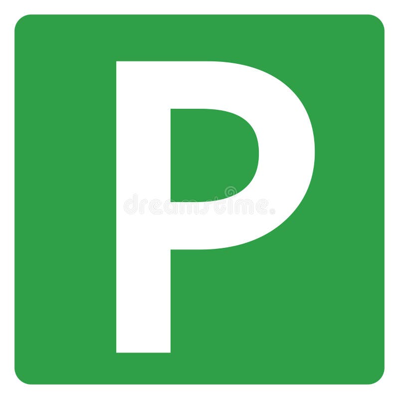 Parking Symbol Sign,Vector Illustration, Isolate on White Background ...
