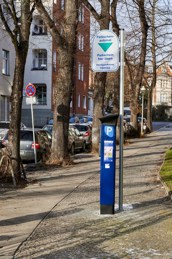 Parking Ticket Machine To Pay for a Temporary Parking Space Editorial ...