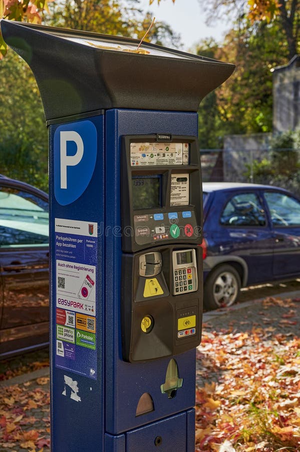 Parking Ticket Machine To Pay for a Temporary Parking Space Editorial ...