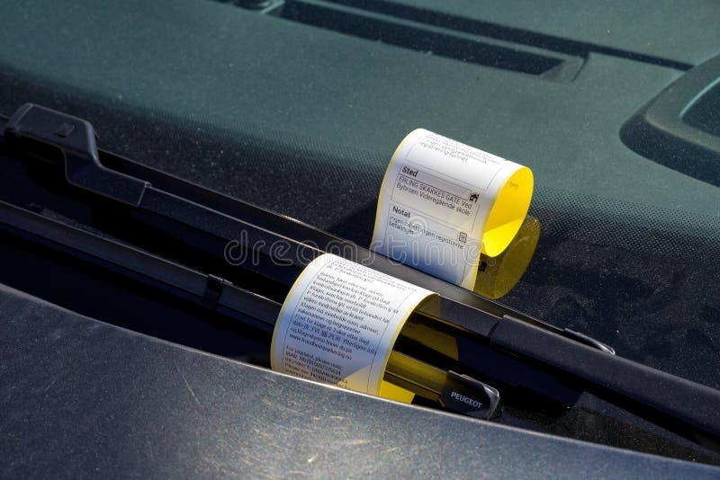 Parking ticket editorial image. Image of illustrative - 95640435