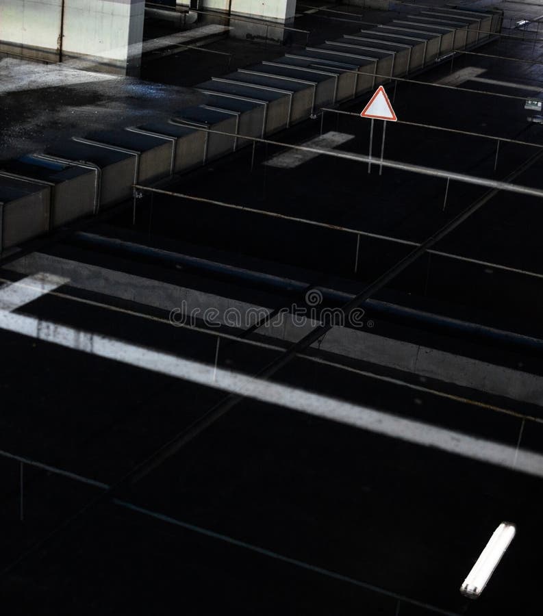 Parking under the building stock photo. Image of background - 263366756