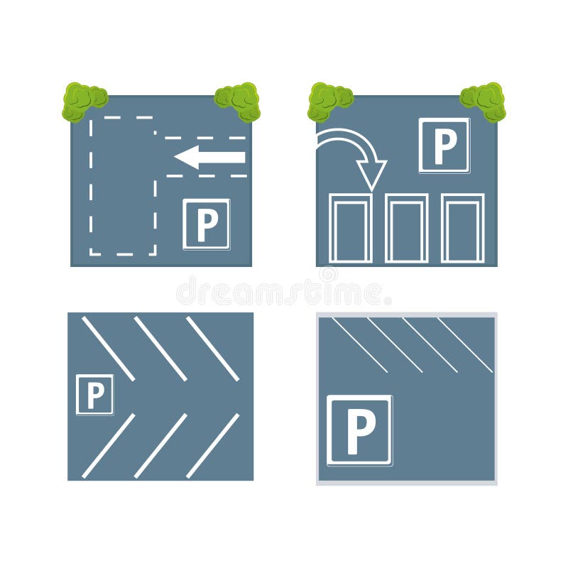 Parking zone design stock vector. Illustration of graphic - 111224640