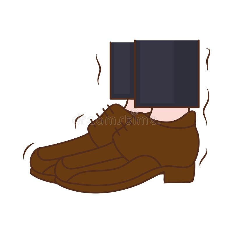 Parkinson legs shaking stock vector. Illustration of mental - 314181361