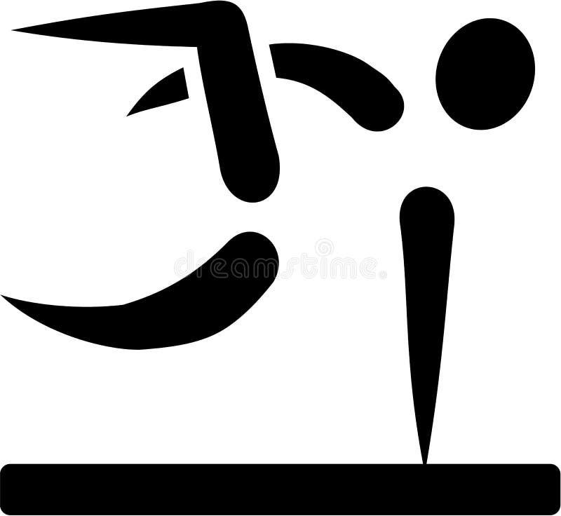 Parkour icon stock vector. Illustration of running, symbol - 106165794