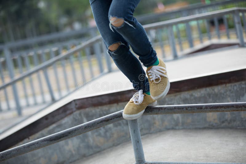 Parkour Jumping on Steel Pipe Stock Image - Image of recreation ...