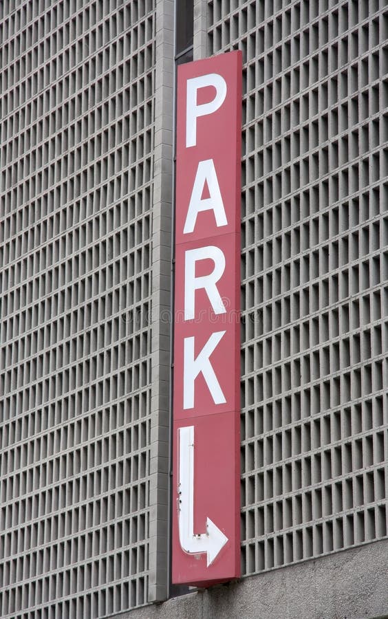 PARKPLATZ-Zeichen stockbild. Bild von park, informationen - 24745533